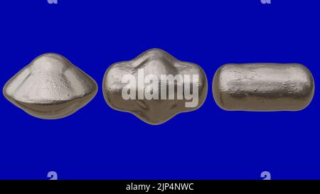 UFO shapeshifting . Shape shifting UAP . Different forms of UFO. 3d ...