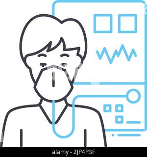 Blood testing icon. Flat illustration of blood testing vector icon ...