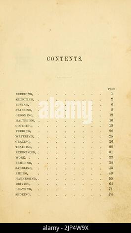 The handy horse-book Stock Photo - Alamy