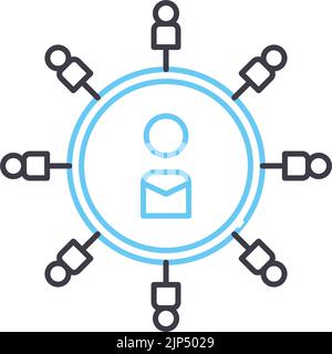 Affiliate marketing abstract concept vector illustration. Target ...