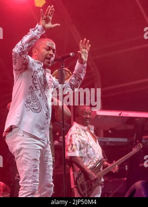 Robert Bell of Kool & the Gang performs during BottleRock Napa Valley ...