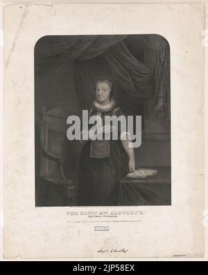 The Honble Mrs. Aldworth. The female freemason Stock Photo - Alamy