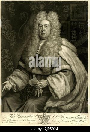 The Honourable Sr. John Fortescue Aland Knt. (1733) by John Faber the ...