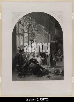 The Hunchback Story-Teller of Damascus Reciting in a Coffee-House, a ...