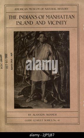 The Indians of Manhattan island and vicinity Stock Photo - Alamy