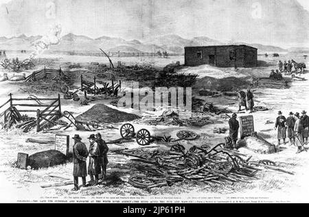 The Meeker tragedy Stock Photo - Alamy