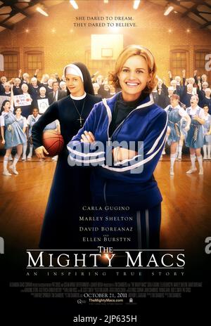 CARLA GUGINO POSTER, THE MIGHTY MACS, 2009 Stock Photo - Alamy