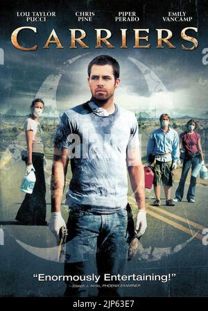 PIPER PERABO, CHRIS PINE, EMILY VANCAMP POSTER, CARRIERS, 2009 Stock Photo - Alamy