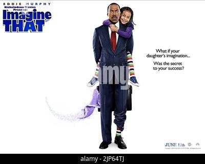 YARA SHAHIDI, EDDIE MURPHY POSTER, IMAGINE THAT, 2009 Stock Photo - Alamy
