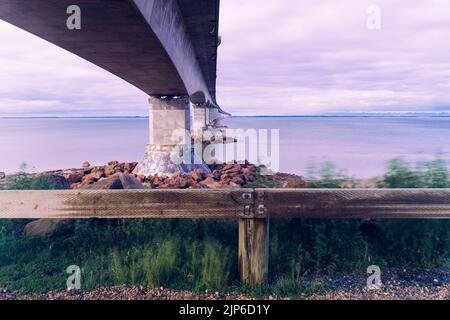 The iconic Confederation Bridge of Canada, the world's longest bridge ...