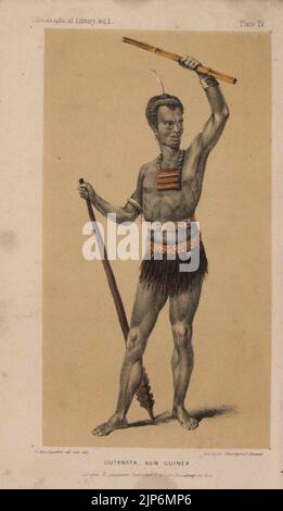 The native races of the Indian archipelago (Plate V Stock Photo - Alamy