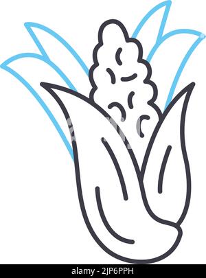 Sunflower outline icon. Agriculture sign. Graph symbol for your web ...