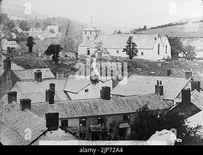 The church, Llanfair Caereinion Stock Photo - Alamy