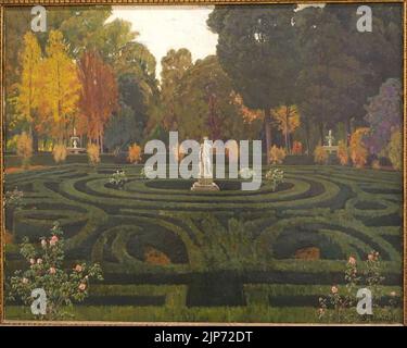 'The Old Faun' is a 1912 oil on canvas painting by Santiago Rusiñol ...