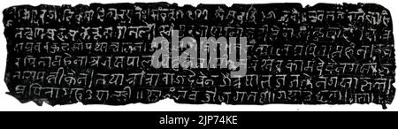 The Origin of the Bengali Script Plate 4 Stock Photo - Alamy