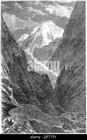 THE PASS OF DARIEL, CAUCASUS Stock Photo - Alamy
