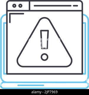 Error Simple vector icon. Illustration symbol design template for web ...