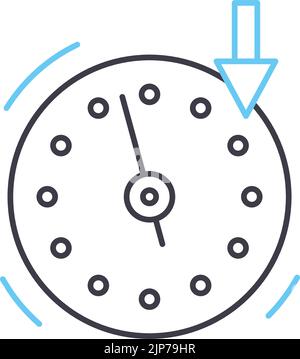Cruise control car icon. Outline Cruise control car vector icon for web ...