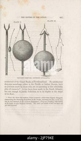 The physical geography of the sea (Page 207) BHL47369841 Stock Photo ...