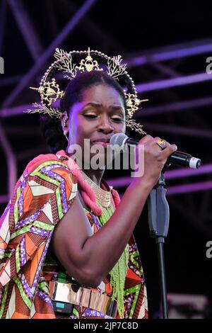 British-Nigerian singer and lyricist and lead vocalist Eno Williams ...