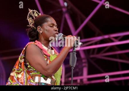 British-Nigerian singer and lyricist and lead vocalist Eno Williams ...