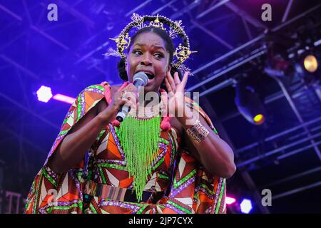 British-Nigerian singer and lyricist and lead vocalist Eno Williams ...