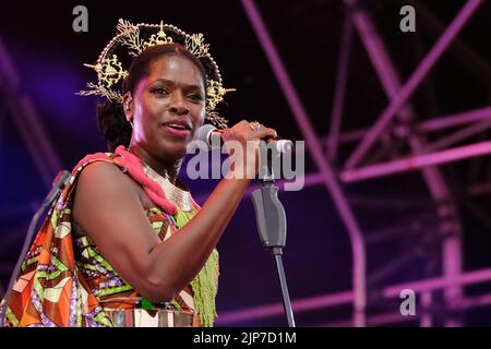 British-Nigerian singer and lyricist and lead vocalist Eno Williams ...