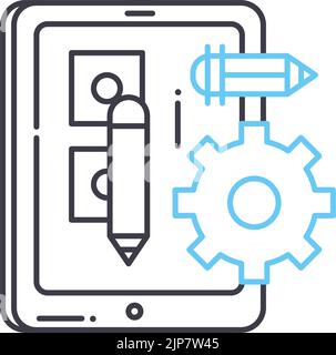 Set of apps with Business development concept Stock Vector Image & Art ...