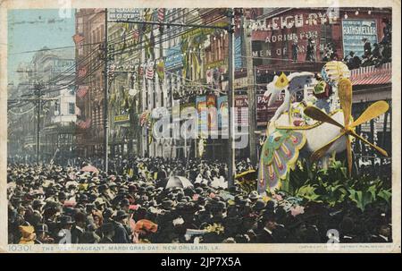 The ''Rex'' pageant, Mardi Gras Day, New Orleans, La Stock Photo - Alamy