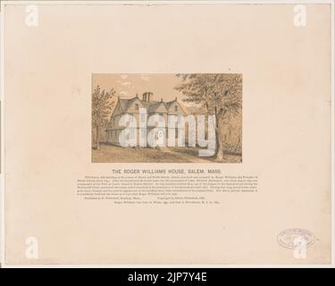 The Roger Williams House, Salem, Mass Stock Photo - Alamy