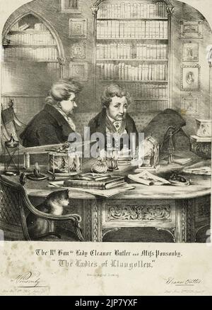 The Rt. Honble. Lady Eleanor Butler and Miss Ponsonby The Ladies of ...