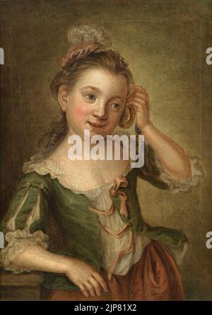 Philippe Mercier - The Sense of Hearing Stock Photo - Alamy
