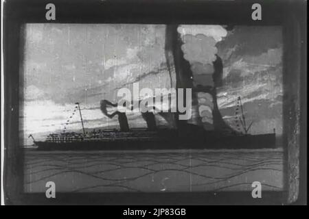 The Sinking of the Lusitania, 1918 film, image 10 Stock Photo - Alamy