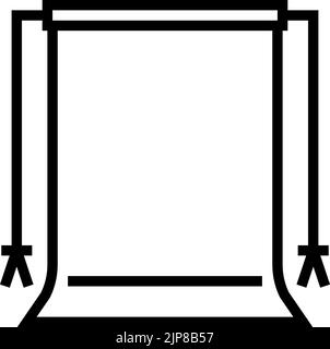 green chroma key line icon vector illustration Stock Vector Image & Art ...