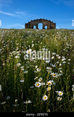 Rousham Folly ( Eye-catcher) at Steeple Aston , Oxfordshire Stock Photo ...
