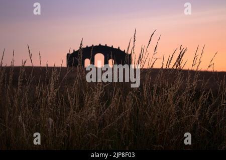 Rousham Folly ( Eye-catcher) at Steeple Aston , Oxfordshire Stock Photo ...
