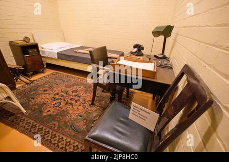 Typical work, sleeping quarters. Major Desmond Morton occupied this ...