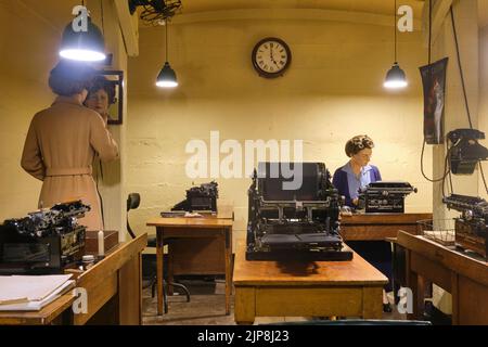 Women working in a typing pool, 1900. Artist: Unknown Stock Photo - Alamy