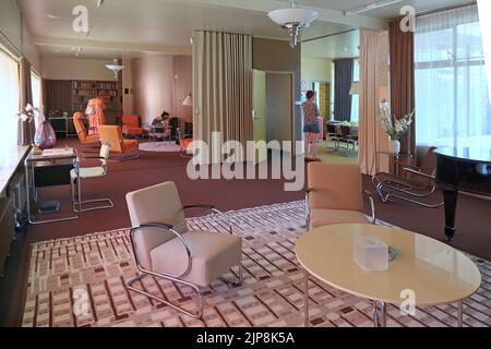 Rotterdam, Netherlands. Interior view of Huis Sonneveld, the 1930s ...