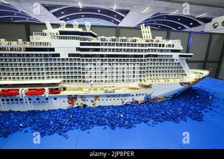 World's largest Lego ship, Guinness World Records, Hong Kong cruise ...