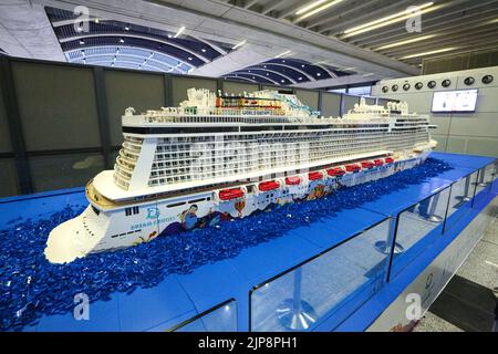 World's largest Lego ship, Guinness World Records, Hong Kong cruise ...