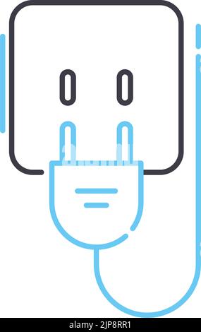Plug Simple vector icon. Illustration symbol design template for web ...