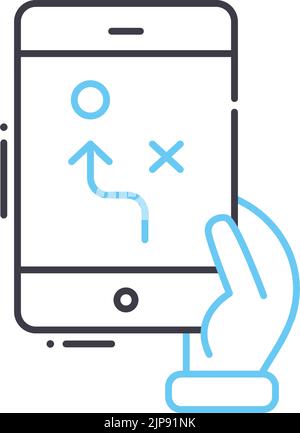 Customer trust icon outline vector. Credible review. Rate star Stock ...