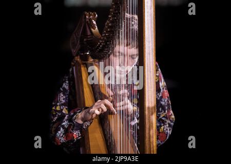 Cerys Hafana performing in St Giles' Church in Wrexham as part of the ...