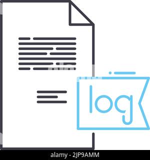 file vector icon editable stroke outline icons for web and mobile Stock Vector Image & Art - Alamy