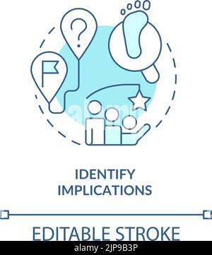 Identify implications concept icon Stock Vector Image & Art - Alamy
