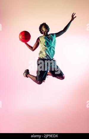 basketball, jumping, dunking, basketballer, person of color ...