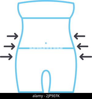 Weight loss icon logo, vector sign symbol for design Stock Vector Image ...