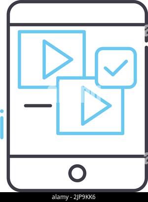 Online registration icon outline vector. Computer account. Form ...