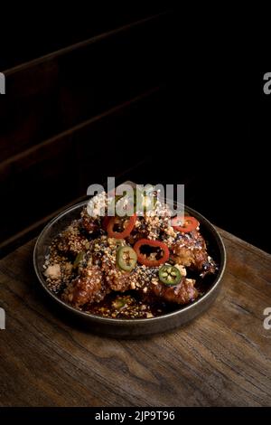 spicy, marinated, chicken, sharps, marinateds, chickens Stock Photo - Alamy